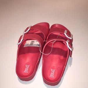 Everlast | Shoes | Nwt Everlast Slides Sandals Pink Beach Agnes 56 ...